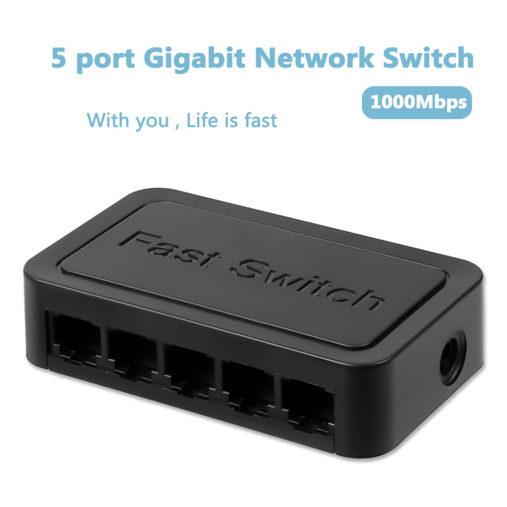 3.0 5 port Gigabit Switch ethernet splitter switch gigabit 10/100 ...