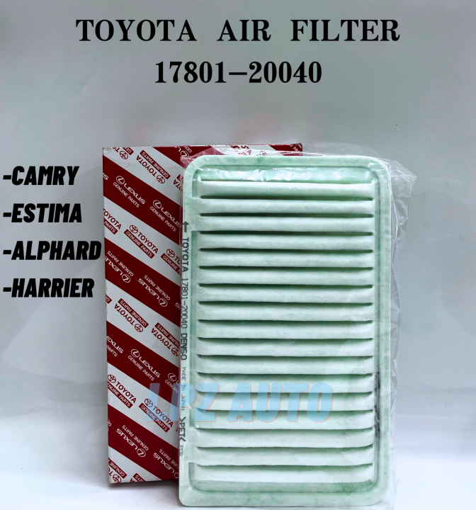 (100% Original) TOYOTA Air Filter 17801-20040 Toyota Camry ACV30 2003 ...
