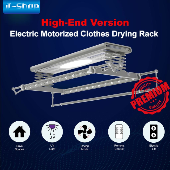 HIGH END Aluminium Electric Clothes Hanger / Rack Ceiling Mounted ...