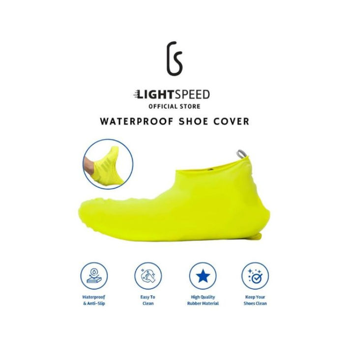 LIGHTSPEED Cover Shoes / Sarung Sepatu Karet / Pelindung Sepatu Anti ...