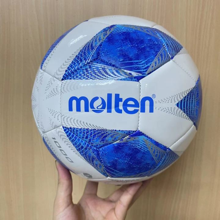 ลูกฟุตบอล เบอร์5 molten F5A1000 ลูกฟุตบอลหนังเย็บ เบอร์5 ของแท้ 100% ...