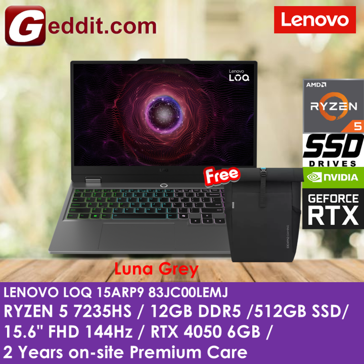 LENOVO LOQ 15AHP9 83JC00LEMJ GAMING LAPTOP (RYZEN 5 7235HS,12GB,512GB ...