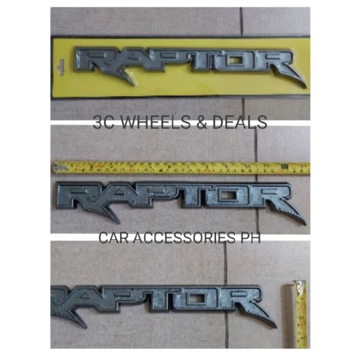 RAPTOR EMBLEM in CHROME | Lazada PH