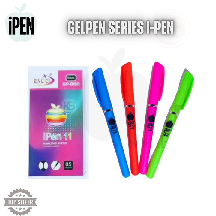 1 Pak / 12 Pcs / Pulpen iPen Series / Gelpen / Ballpoint / Pena ...
