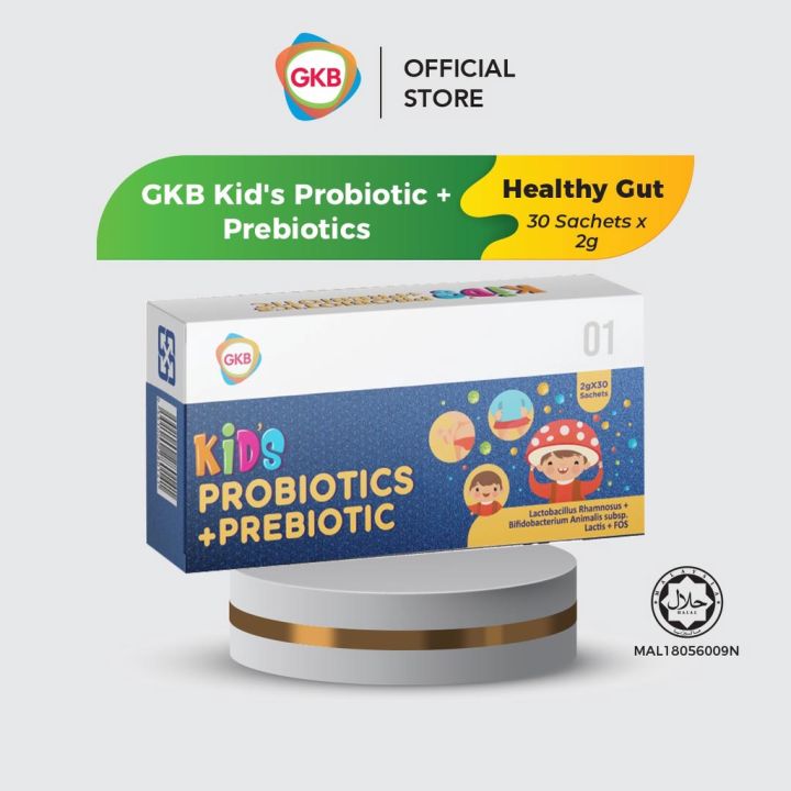 GKBIO GKB Kid's Probiotic + Prebiotics (30 Sachets) GKBPP01 Help ...