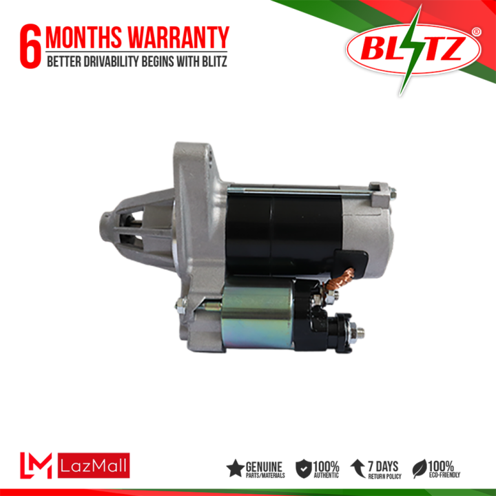 BLITZ STARTER ASSEMBLY HONDA CRV 2.0L B2B 12V / 1.0KW 9 TEETH '97-'02 6 ...