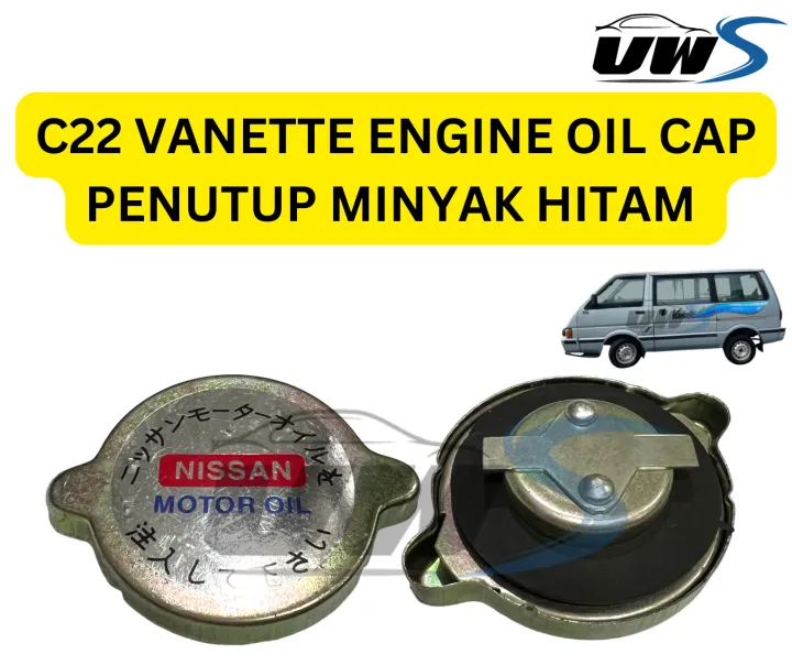 C22 VANETTE ENGINE OIL CAP PENUTUP MINYAK HITAM | Lazada