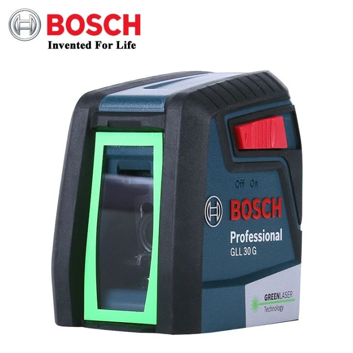 Bosch Green Line Laser Level GLL 30G 2 Line Green Light Leveling Self-Leveling Auto Measurement ...