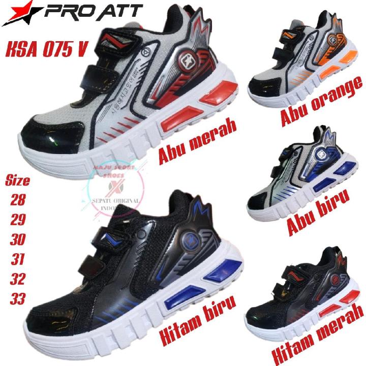 PRO ATT KSA 075 V - SEPATU ANAK SEKOLAH PEREKAT PAUD TK SD / PRO ATT ...