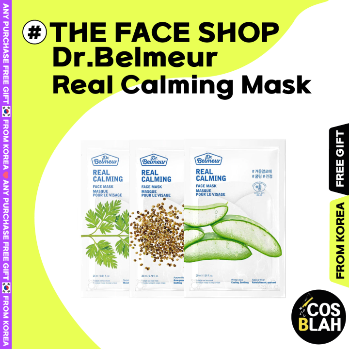 [The Face Shop] Dr. Belmeur Real Calming Face Mask 22ml | Lazada Singapore