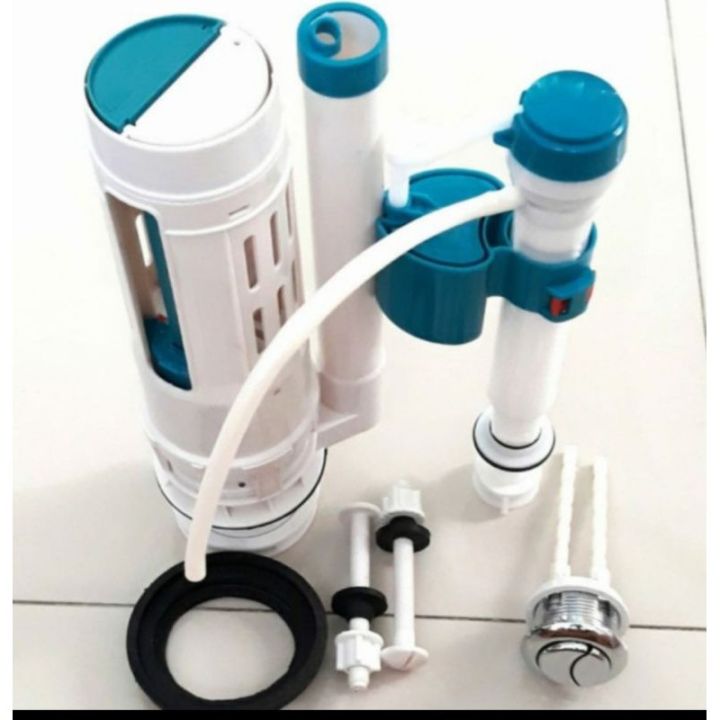 Sparepart alat tabung Closet duduk tombol atas /alat tabung dual flush ...