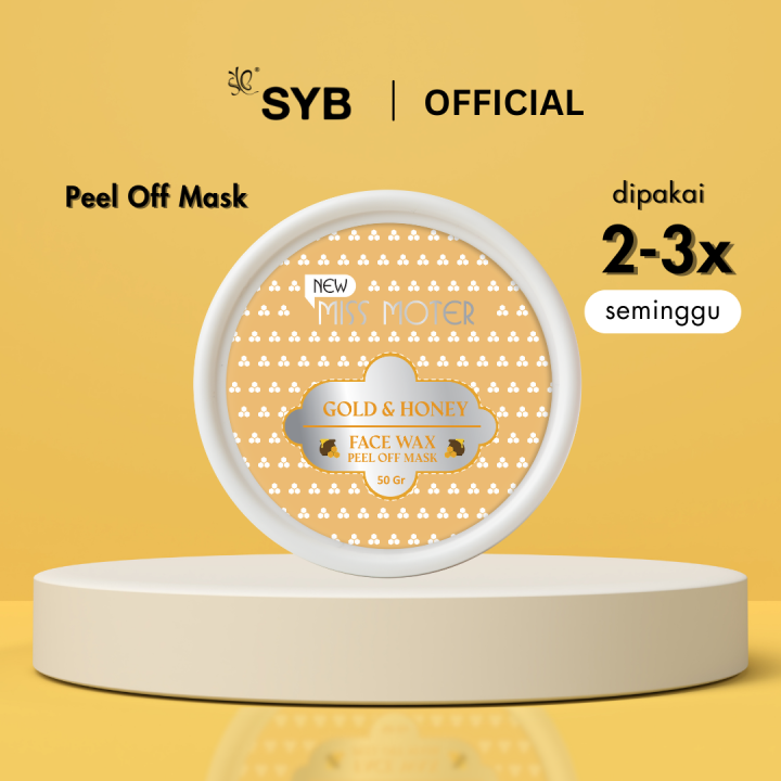 NEW SYB MISS MOTER GOLD & HONEY FACE WAX PEEL OFF MASK 50 GR | Lazada ...