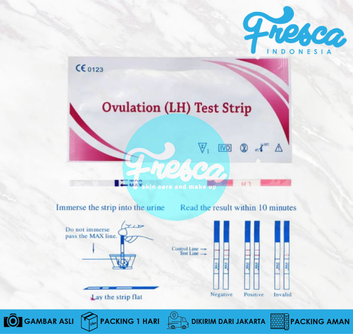 LH OVULATION TEST STRIP ALAT TES KESUBURAN ALAT TES OVULASI OVUTES ...