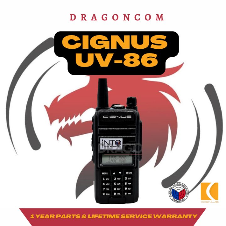 Cignus UV86 or UV-86 Dual Band Two Way Radio | Lazada PH