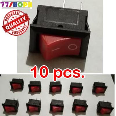Rocker Switch RED 10 pcs | Lazada PH