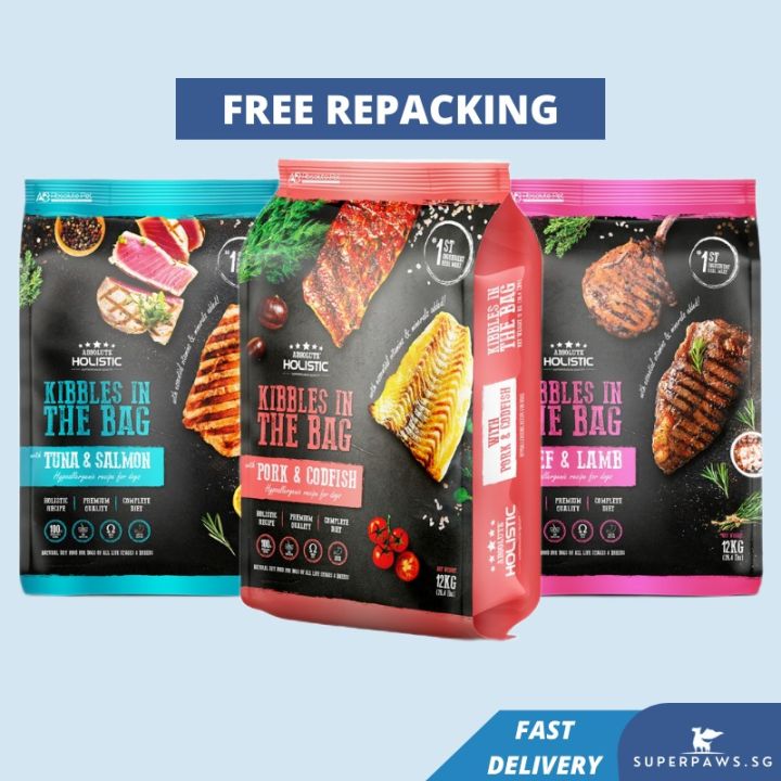Absolute Holistic Kibbles In The Bag [2KG/12KG] | Lazada Singapore