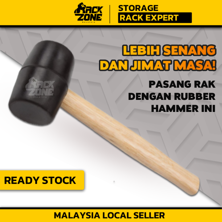 Rubber Hammer / Rubber mallet / Penukul Getah / Tukul Getah | Lazada