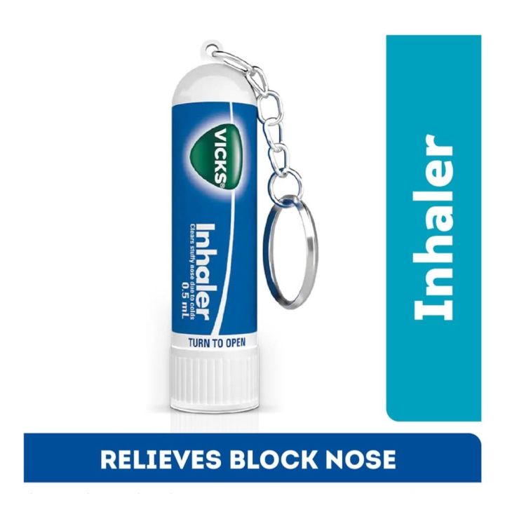 Vic ks inhaler ย าดมจากP&G USA ขนาด0.5ml แบบมีพวงกุญแจ พกพาสะดวกมีเรท ...