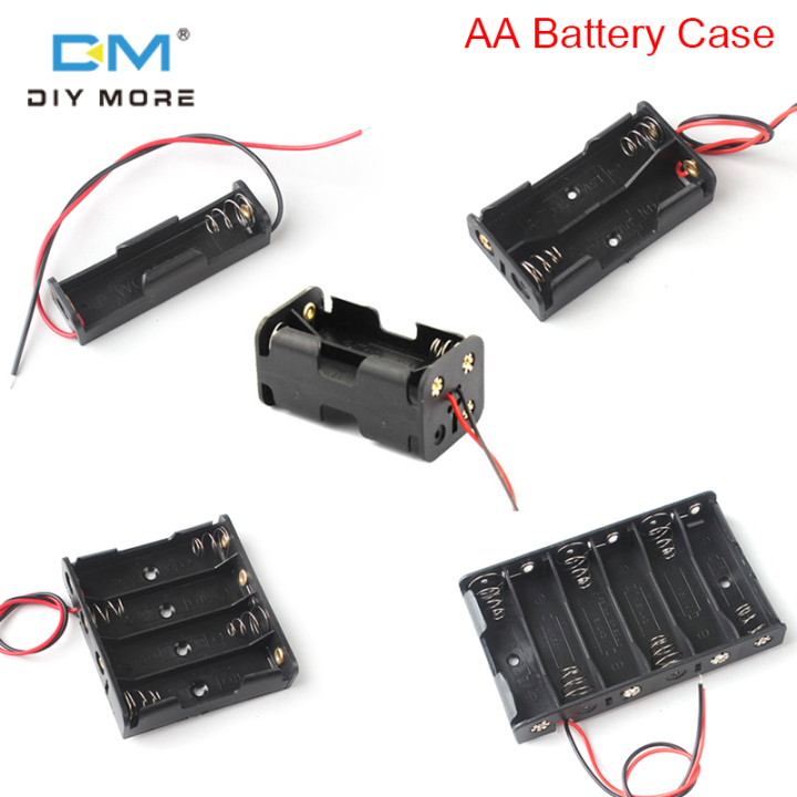 diymore 1 2 3 4 8 Slots AA Battery Case Box AA LR6 HR6 Battery Holder ...