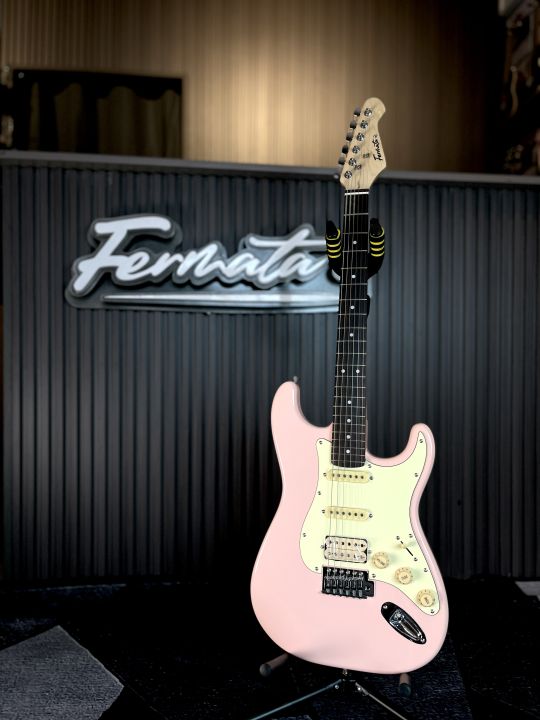 Fermata ST-1H Stratocaster Electric Guitar with Stainless Steel Frets ...