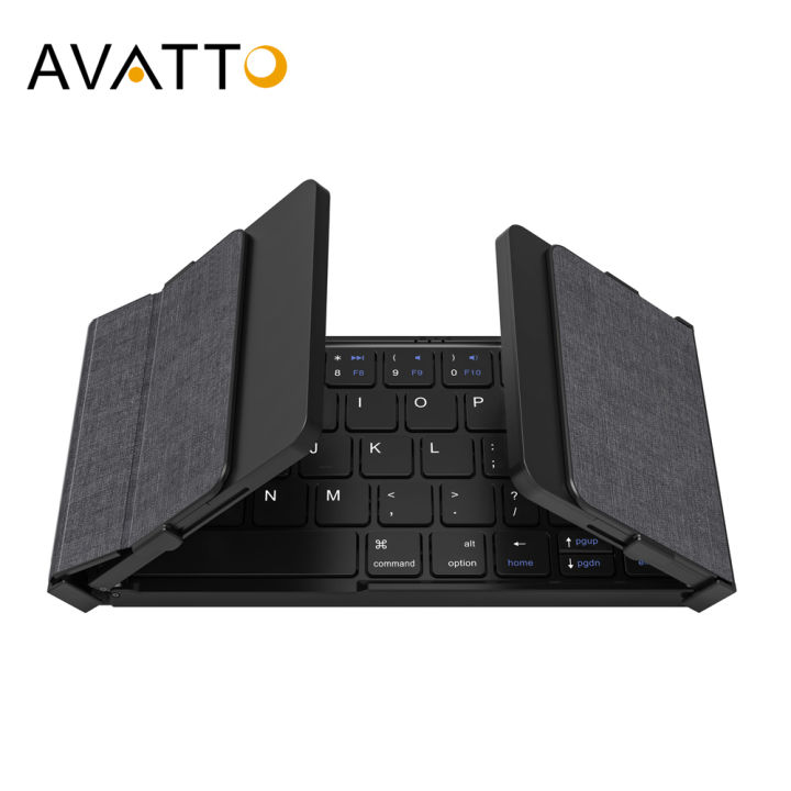 AVATTO Portable Mini folding Wireless Bluetooth 5.1 keyboard with ... AVATTO Portable Mini folding Wireless Bluetooth 5.1 keyboard with ...