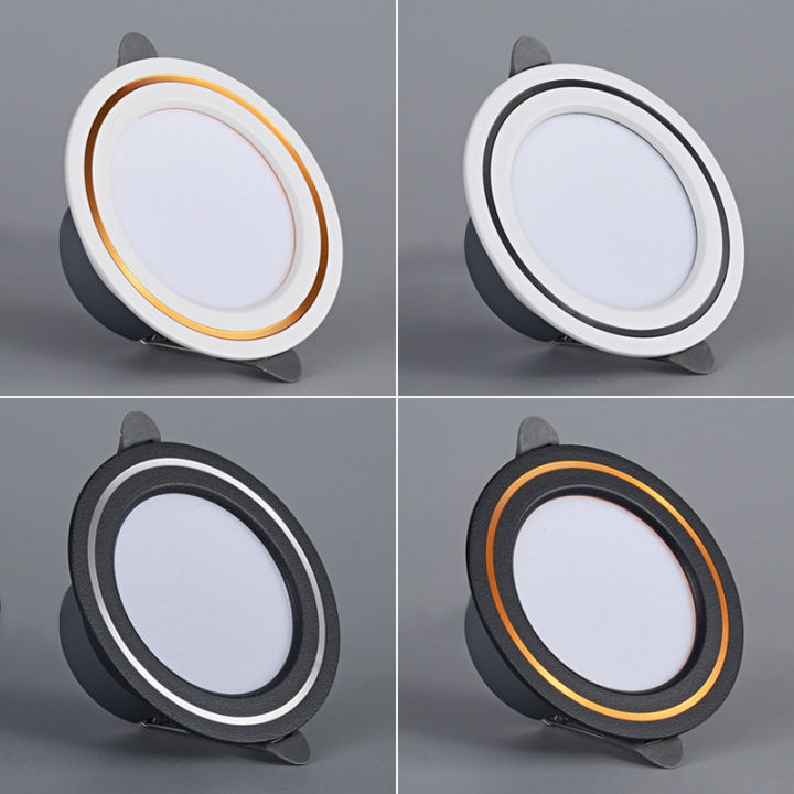 Recessed Downlight Tri-Color Ceiling Lights Panel Light Pin Light LED ...