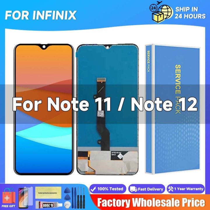 For infinix Note 11 / Note 12 / G96 LCD Display Touch Screen Digitizer ...