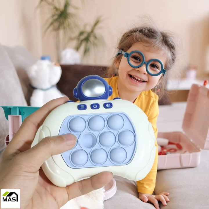 MAS GOODS Pop It Game Light Up Fidget Toy, Quick Push Game Console ...