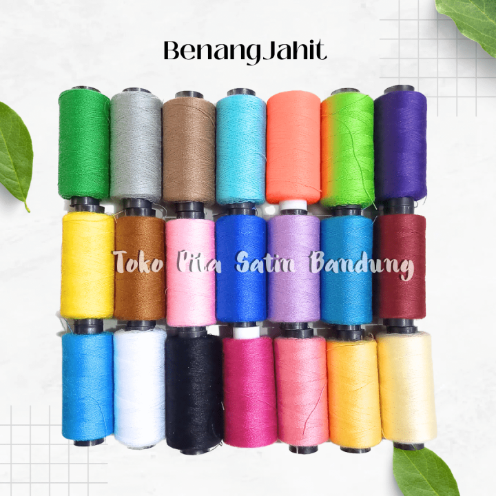 Benang jahit 500Y [1ROL] bagus untuk mesin jahit | Lazada Indonesia