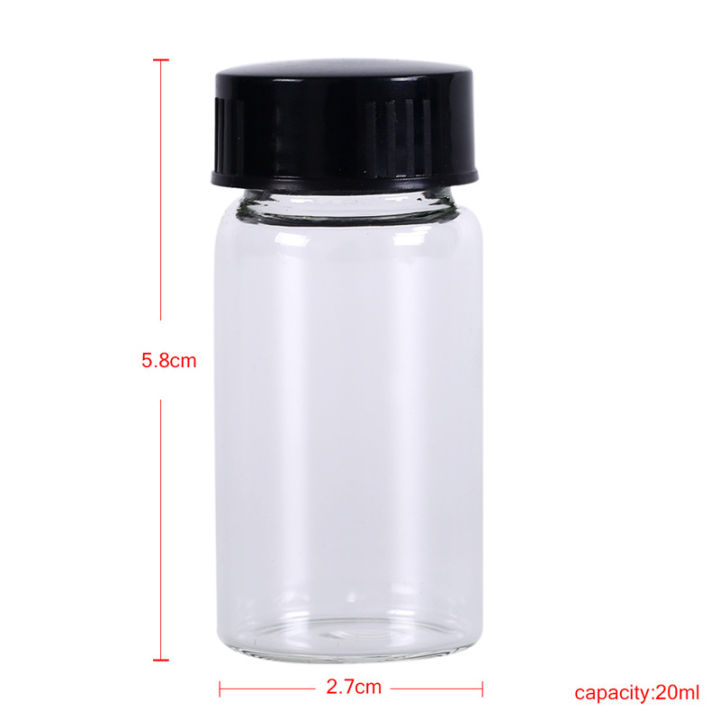 CozyCornerR Variety 1pcs 20ml small lab glass vials bottles clear ...