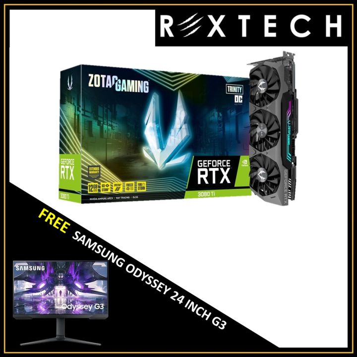 ZOTAC GAMING GeForce RTX 3080 Ti Trinity OC 12GB GDDR6X [ FREE 24 ...