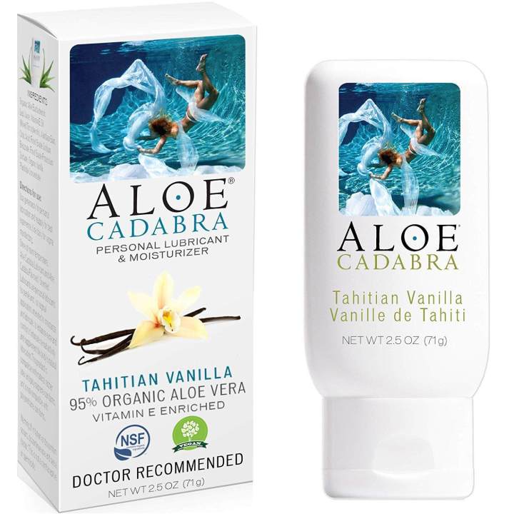 Aloe Cadabra Personal Lubricant and Moisturizer 95% Organic Aloe Vera ...