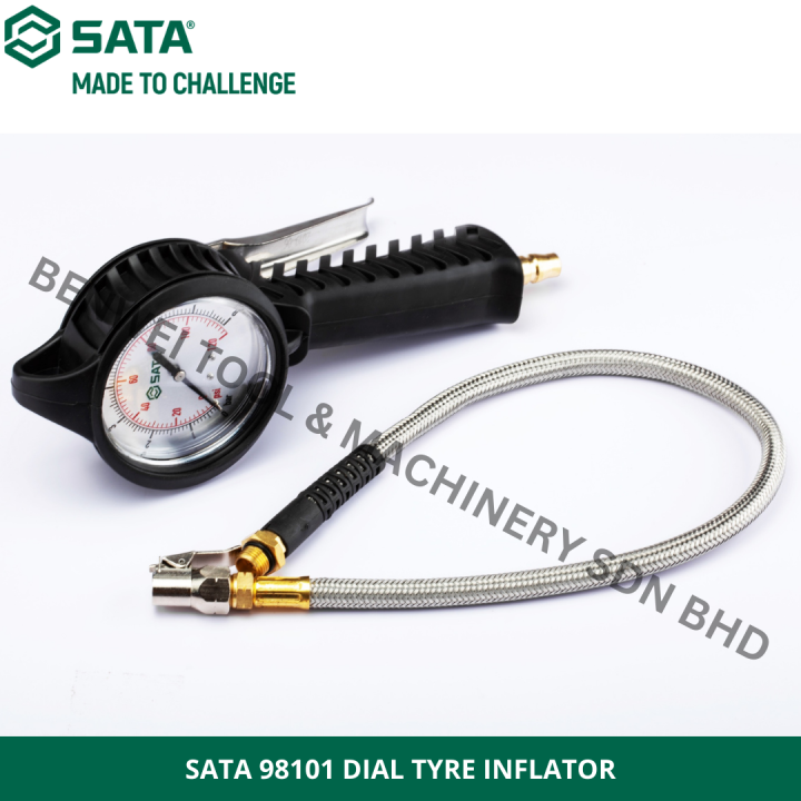 SATA 98101 DIAL TIRE INFLATION GUN / SATA PUMP ANGIN / SATA GAUGE ANGIN ...