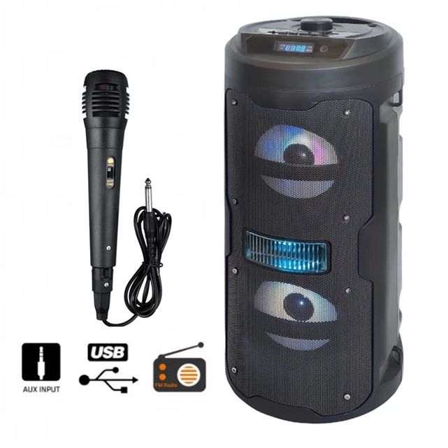 SK-1201 1039 Wireless Portable BIG Karaoke Stereo Bluetooth Speaker with FREE Microphone | Lazada PH