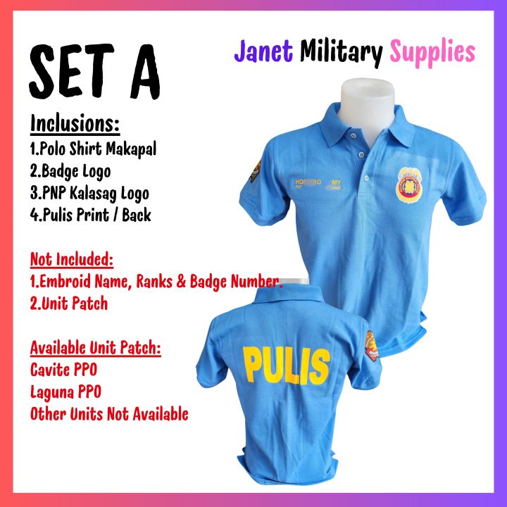 PNP PATROL SHIRT COTTON | Lazada PH