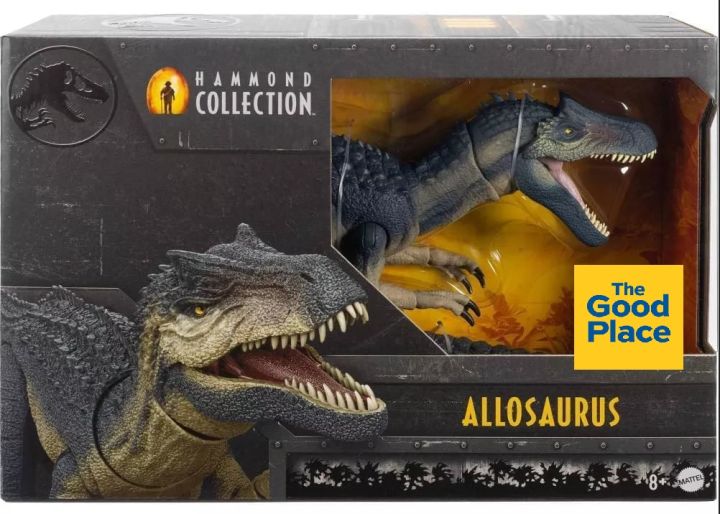 MATTEL Jurassic World Hammond Collection Allosaurus Large Aggressive ...