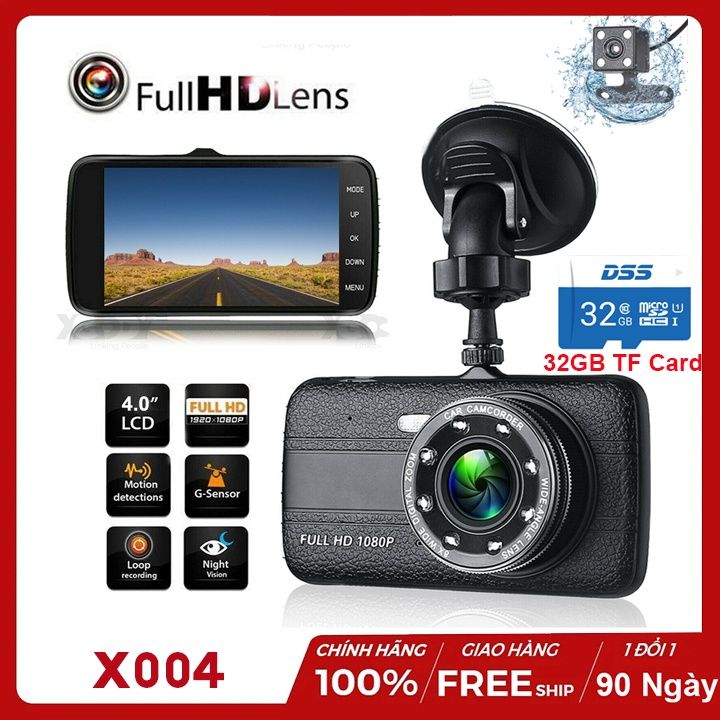 Camera Hành Trình Xe Ôtô X004-Camera Giám Sát Hành Trình Xe Ô Tô , Kèm ...