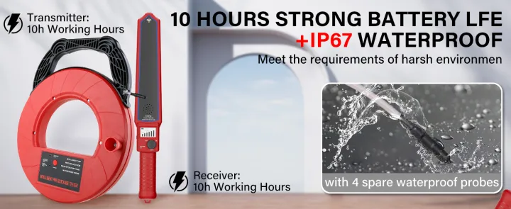 Induction Pipe Locator Water Pipe Blockage Detector Accurate Location ...