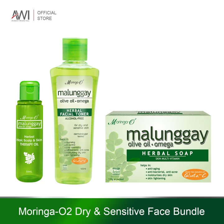 Moringa-O2 Dry & Sensitive Face Bundle | Lazada PH