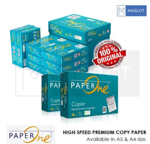 LuckyStar | PaperOne A4 / A5 Copier Paper 70gsm - 500 / 900 sheets | Lazada