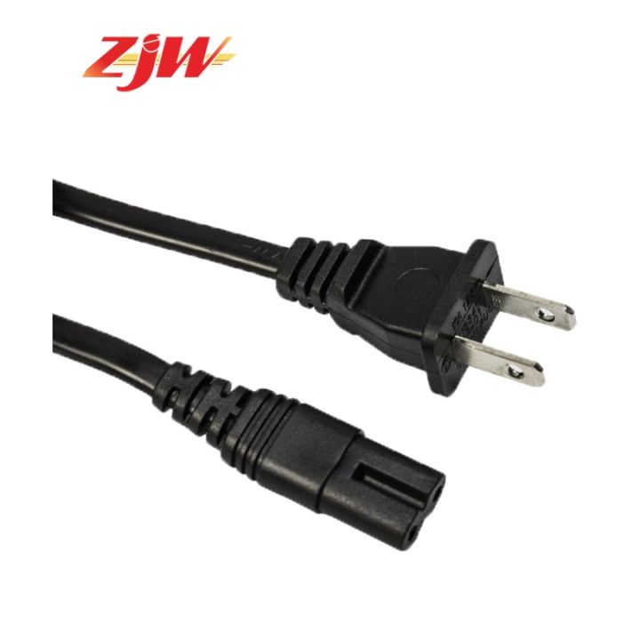 ZJW 1.5M Radio Power supply Cable 2 Hole Prong Cord Charge Led Light ...