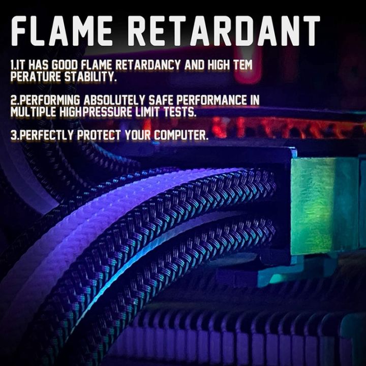 PSU PCIe 8 Pin to GPU 6Pin + 2 Pin PSU Power Supply Extension Cable ...