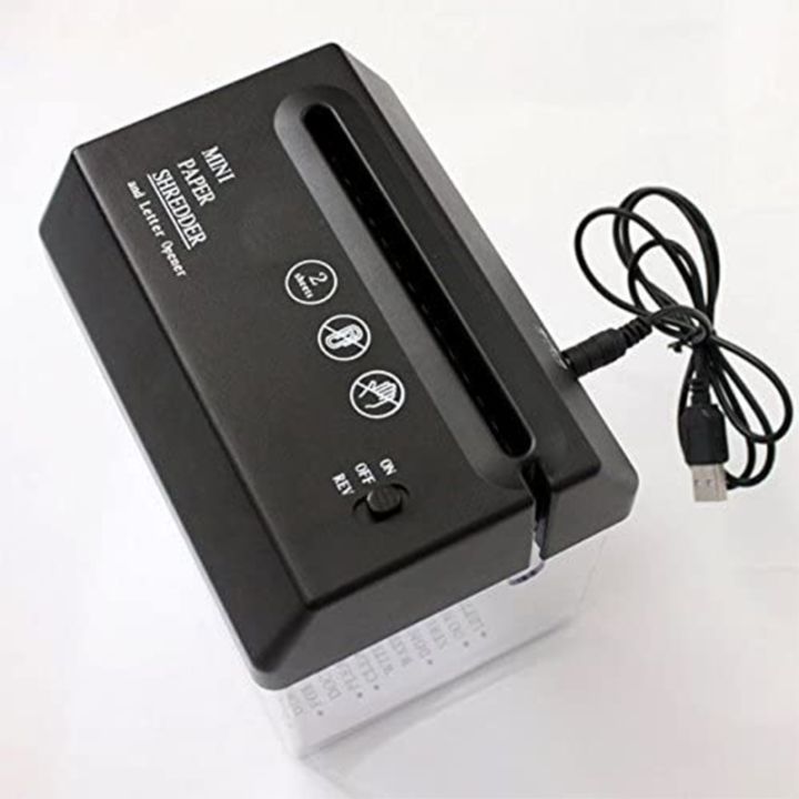 【Exclusive Offer】 Usb Electric Dual-Use Mini Paper Shredder Small A6 ...