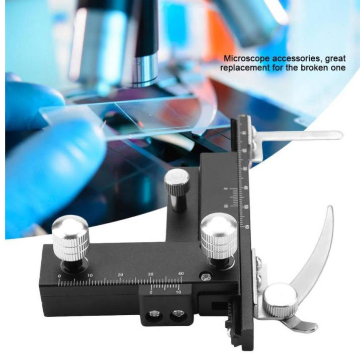 Microscope Accessories Movable Caliper Ruler Mechanical Stage X-Y ...