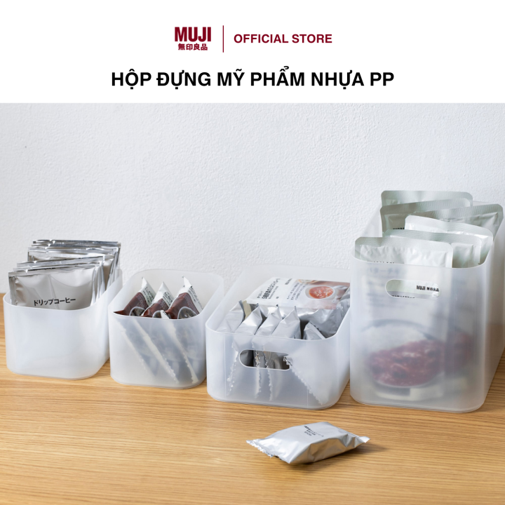 Hộp Đựng Đồ Trang Điểm PP MUJI | Lazada.vn