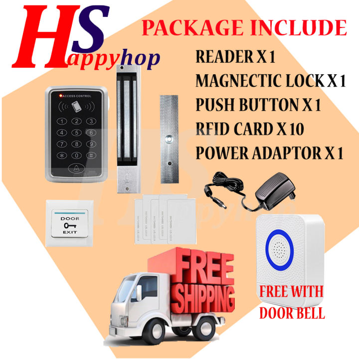 RFID Door Access with 280KG Security Magnetic Lock Door Access | Lazada