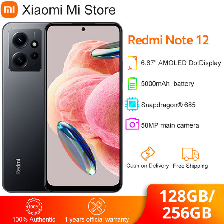Global Version Xiaomi Redmi Note 12 Smartphone 120Hz AMOLED 33W Fast ...