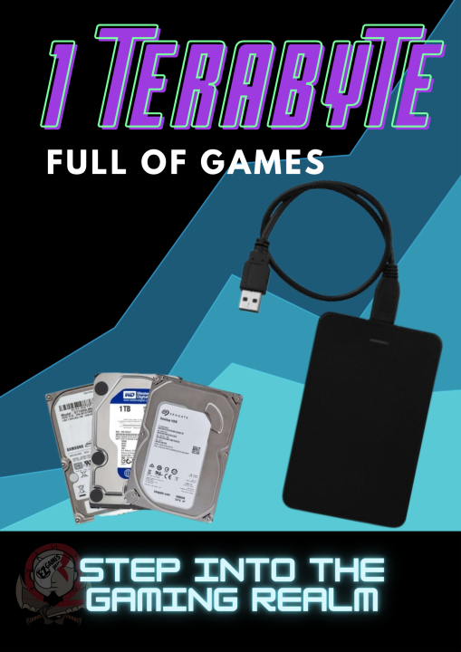 Full of Games 1 Terabyte Laptop HDD with 3.0 External Enclosure | Lazada PH