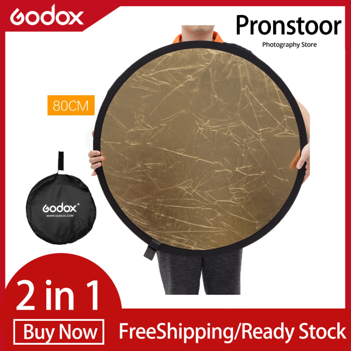 Godox 80cm 32" 2in1 Gold and Silver Photography Reflector Board ...