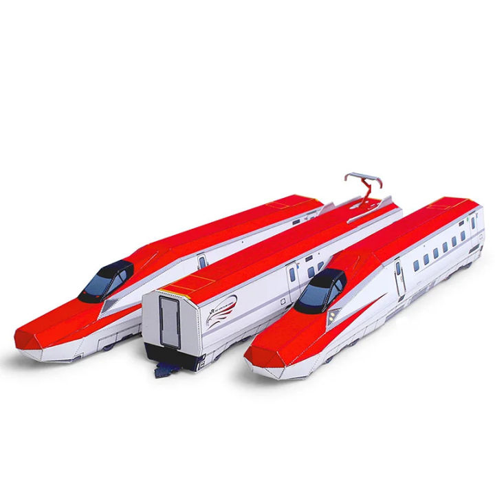 Shinkansen Series E6 Komachi Train Locomotives Origami Handmade 3D ...